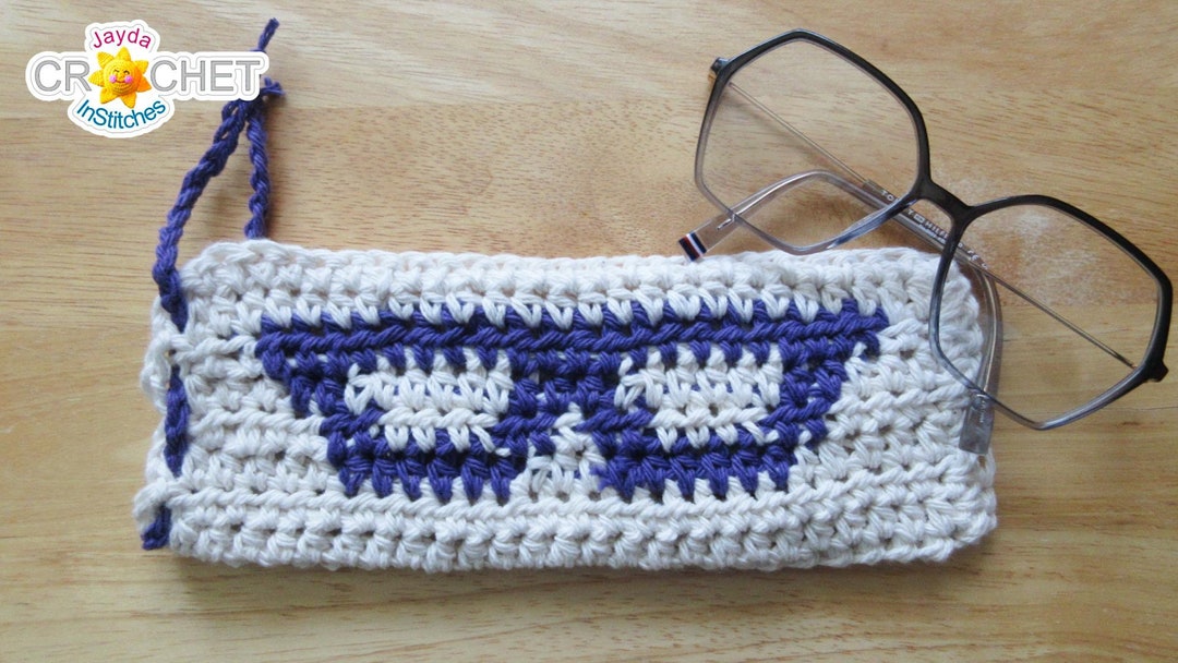Eyeglasses Case Crochet Graph & PATTERN PDF - Sunglasses Graph Included ...