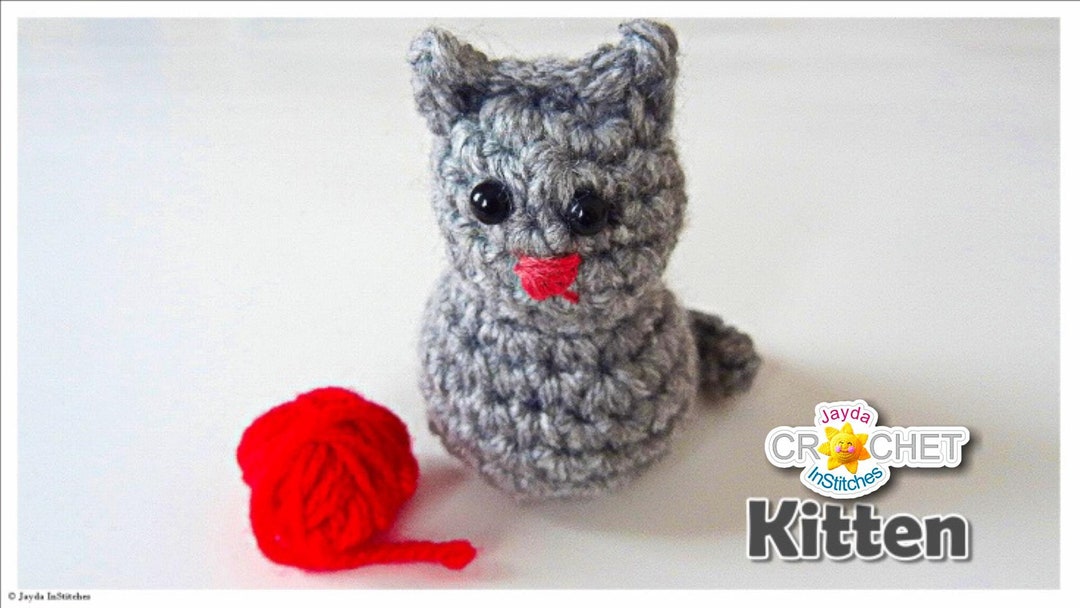 Kitten Crochet PATTERN PDF - Easy and Quick Amigurumi! - Stuffed Toy ...