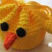 Crochet Baby Chick Drawstring Bag / Sack PATTERN PDF - Treat Bag ...