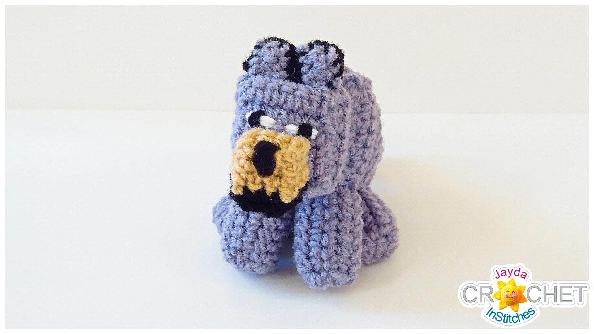 Wolf Crochet Pattern - PDF - Video Game Stuffed Toy Plush - Jayda ...