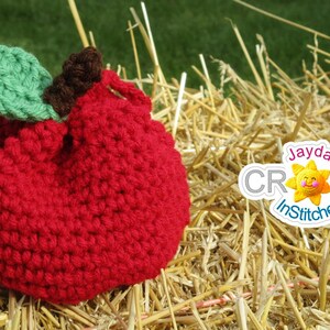 Apple & Pumpkin Sack PDF PATTERNS - Harvest Crochet Bundle Deal! - 2 ...