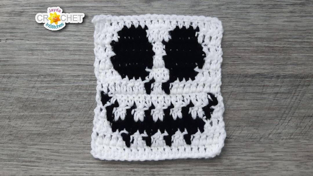 Skeleton Graph Crochet PATTERN PDF - Fair Isle Style PLUS Series ...