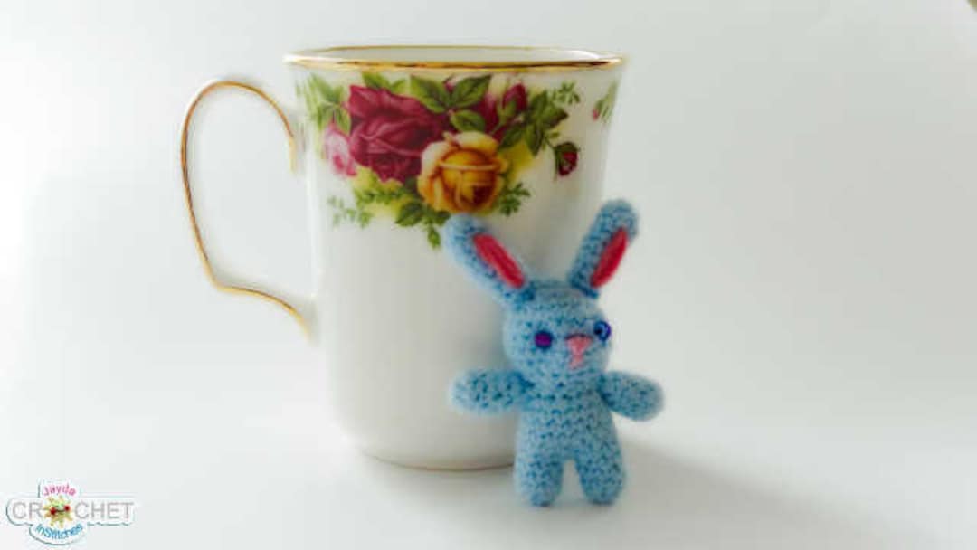 Mini Bunny Crochet PATTERN PDF - Pin, Brooch, Barrette or Toy - Jayda ...