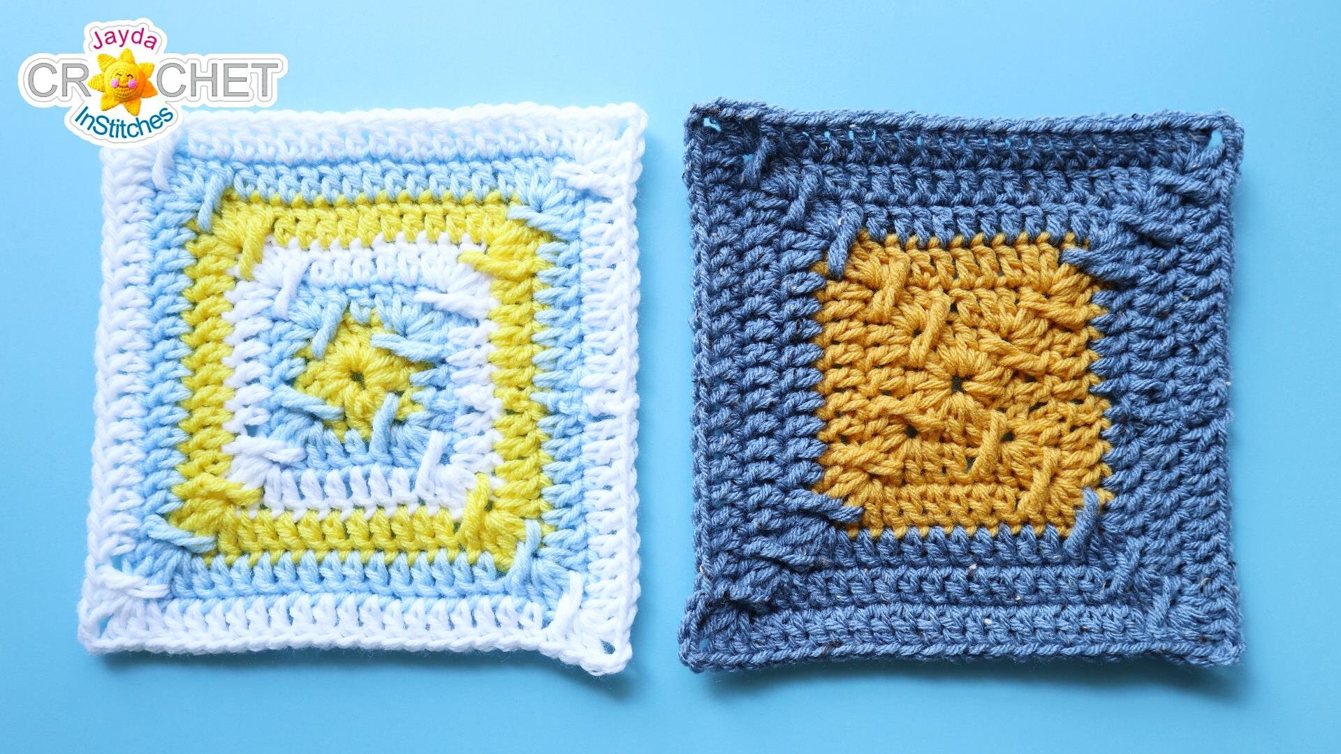 Whirling 8" Granny Square Crochet PATTERN PDF - October - Granny's ...