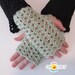 Lacy Fingerless Gloves Crochet PATTERN PDF - Texting Gloves With ...