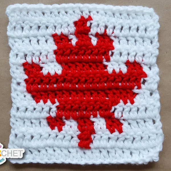 Crochet Maple Leaf - Etsy