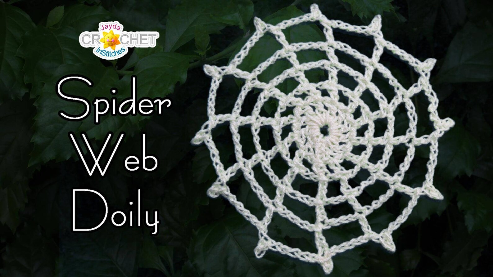 Crochet Spider Web PDF PATTERN Lace Doily Applique or | Etsy