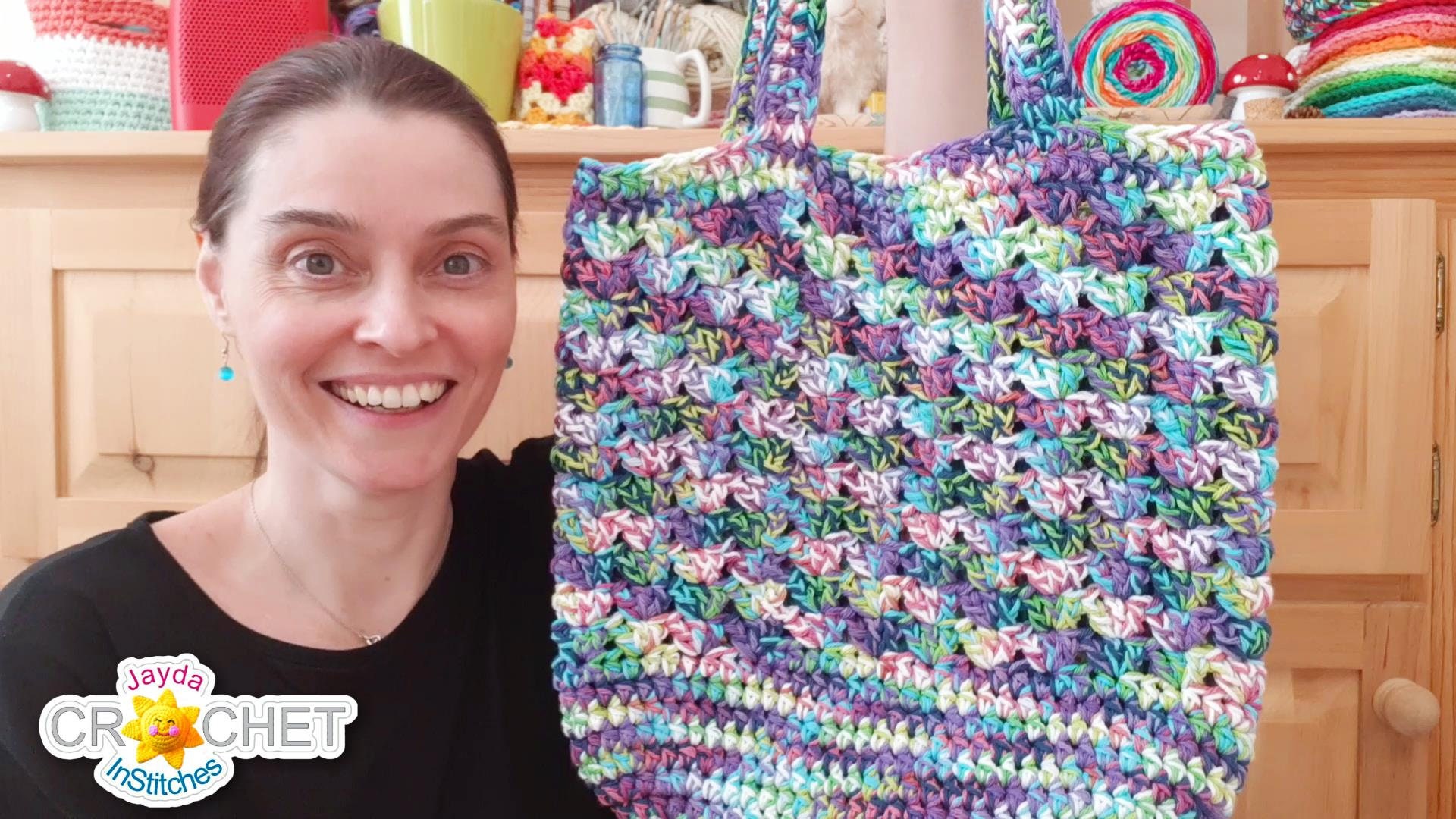 Shell Stitch Market Tote Bag Crochet PATTERN PDF - Etsy