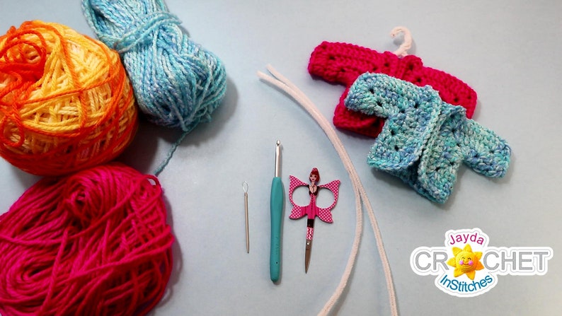Miniature Sweater Ornament Crochet PATTERN PDF - Tree Ornament ...