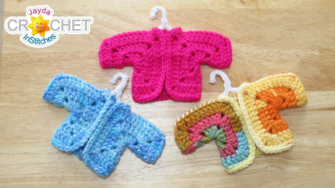 Miniature Sweater Ornament Crochet PATTERN PDF - Tree Ornament ...