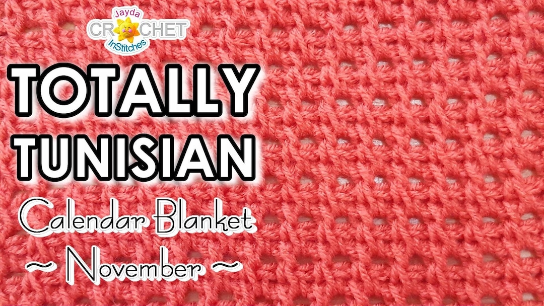 Tunisian Lacy Lattice Stitch Crochet PATTERN PDF - November 12" Totally ...