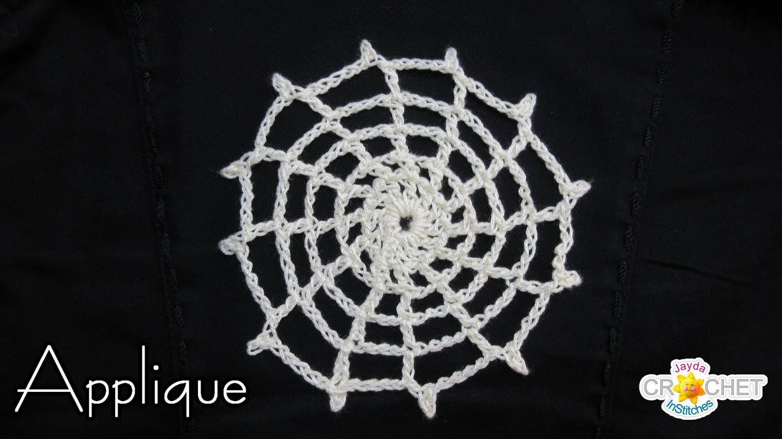 Crochet Spider Web PDF PATTERN Lace Doily Applique or - Etsy