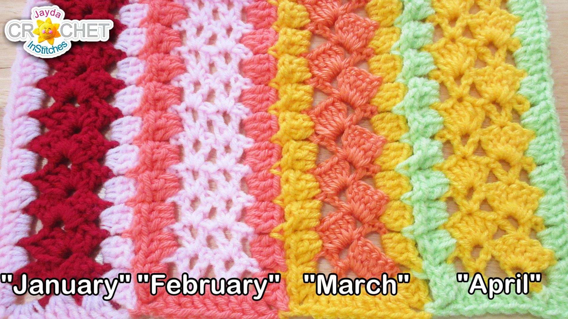 Mighty Mile-a-minute "v's & Fans" Stitch Reference Guide - Crochet ...