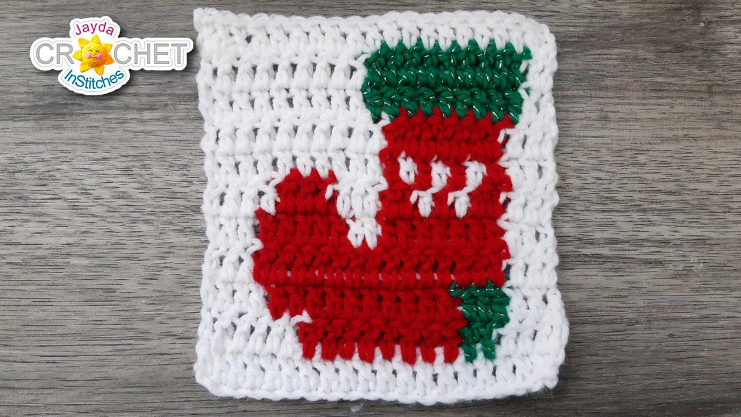 Christmas Stocking Graph Crochet PATTERN PDF - Fair Isle Style PLUS ...