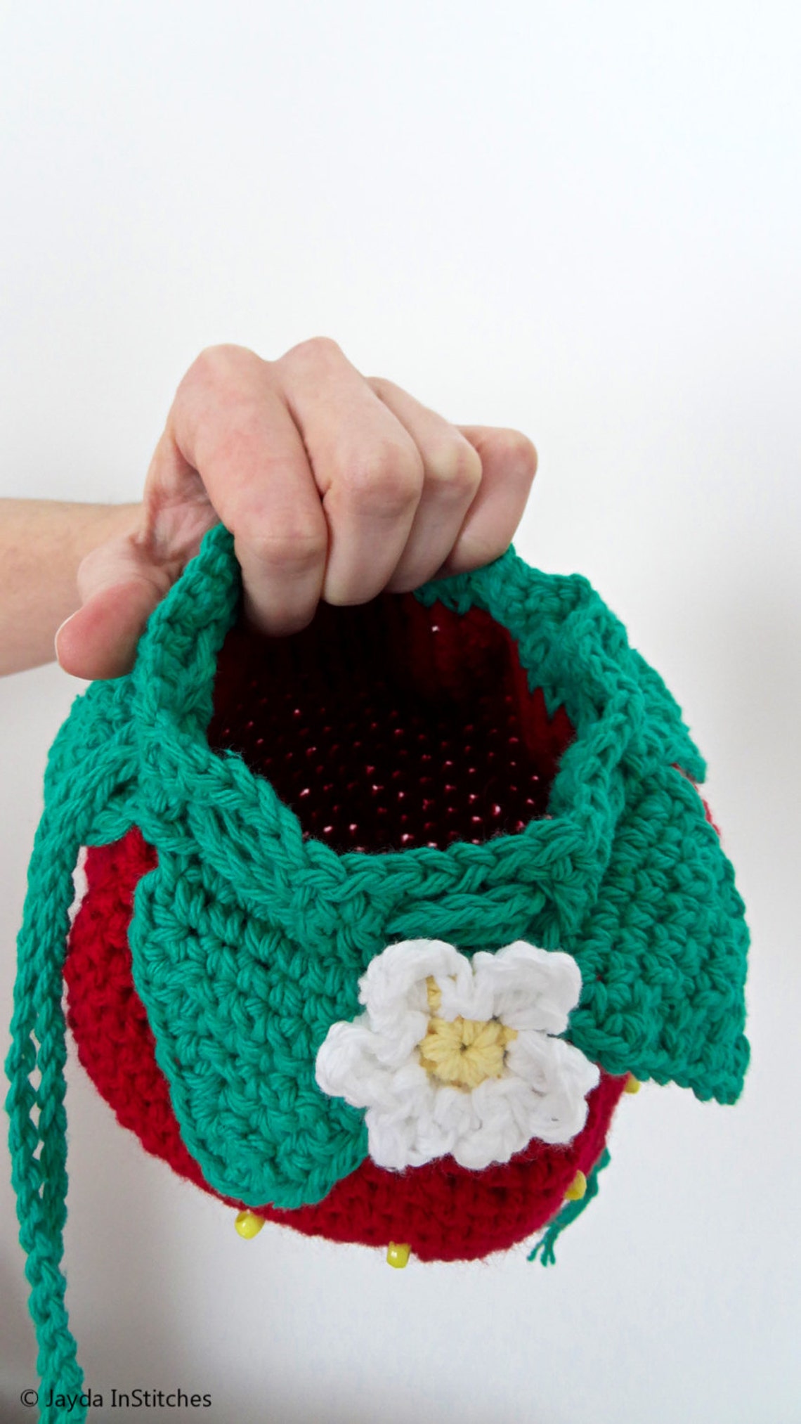 Strawberry Purse Crochet Pattern Dessert Accesories Sweet - Etsy