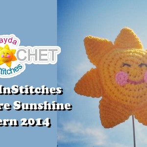 Jayda Institches Sunshine Crochet PATTERN PDF - Celestial Toy, Galaxy ...