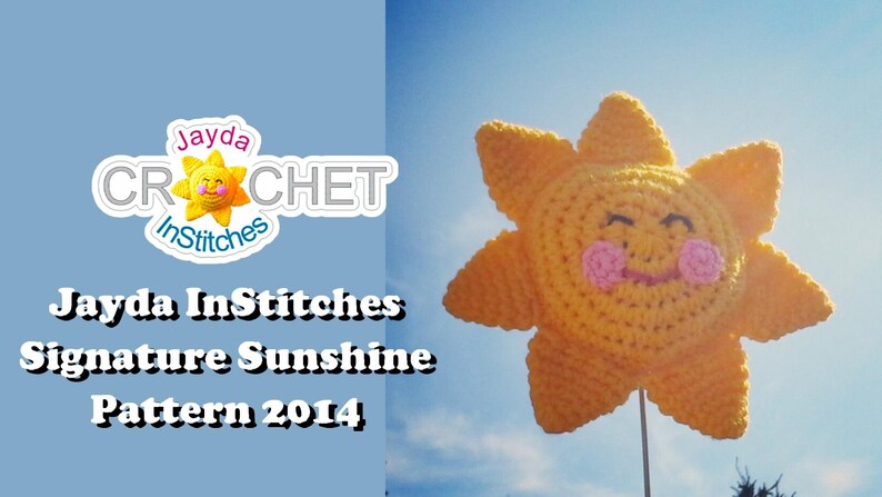 Jayda Institches Sunshine Crochet PATTERN PDF - Celestial Toy, Galaxy ...