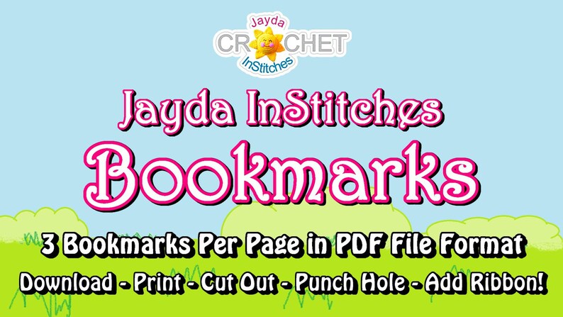 Jayda Institches Bookmarks Crochet Projects Series 3 PDF | Etsy
