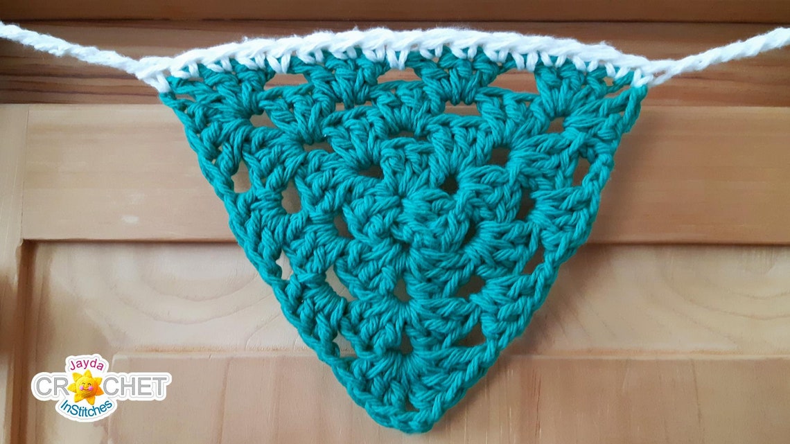 Granny Triangle Crochet PATTERN PDF - Make a Bunting Instructions ...