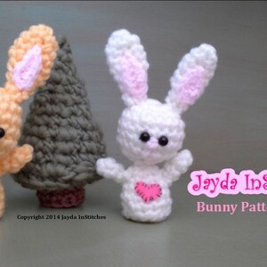 Bunny Rabbit Crochet PATTERN PDF - Whimsical Creature Amigurumi - Jayda ...