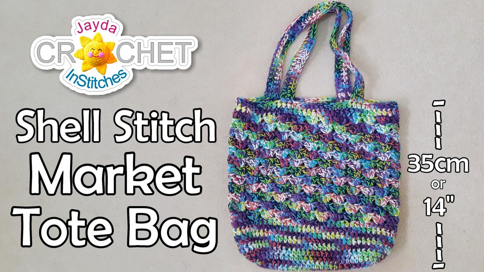Shell Stitch Market Tote Bag Crochet PATTERN PDF - Etsy Canada
