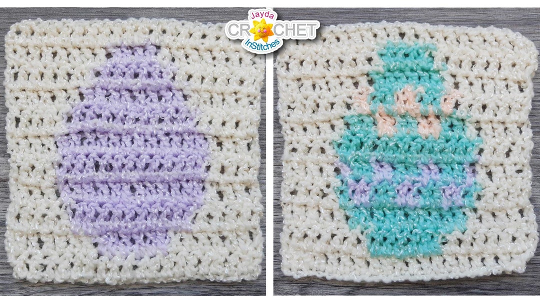 Easter Egg Graph Crochet PATTERN PDF - Fair Isle Style PLUS Series ...