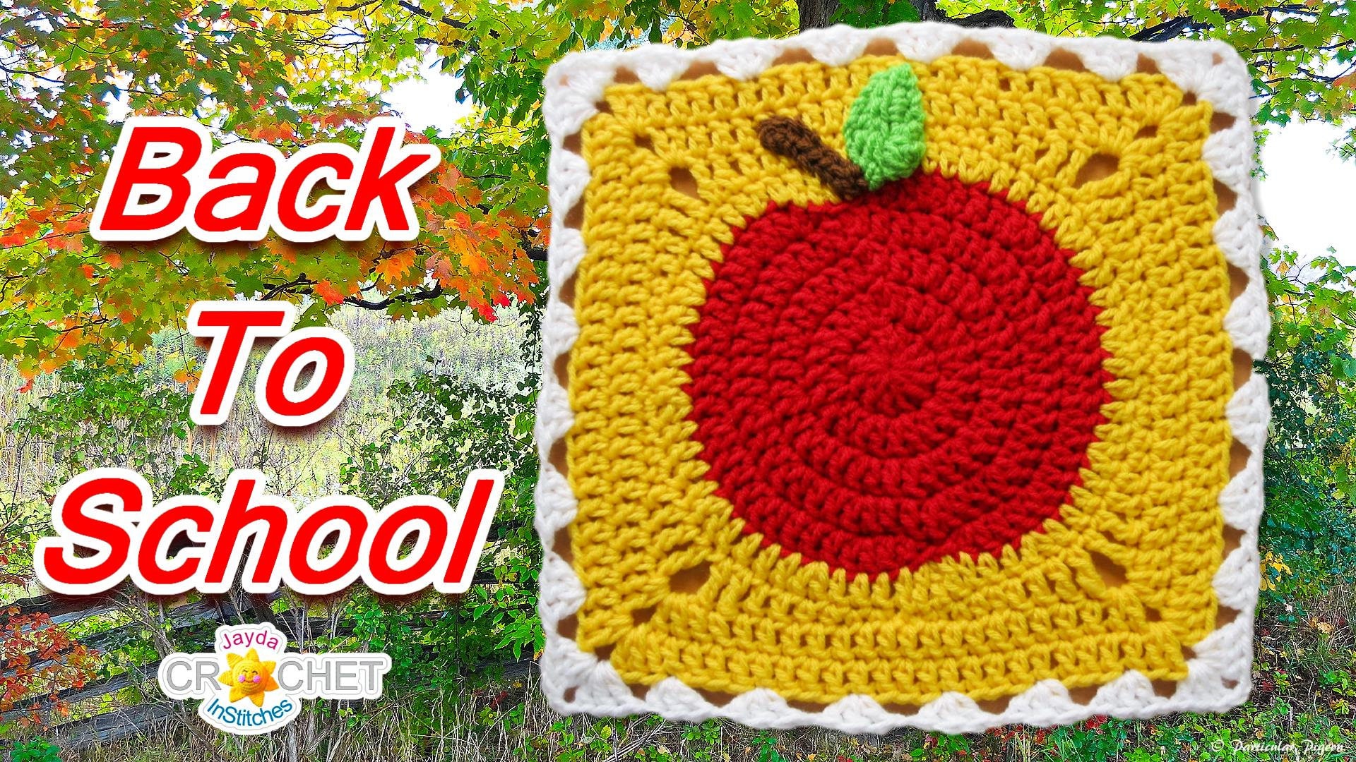 Crochet Apple Square PDF PATTERN September Calendar Blanket - Etsy