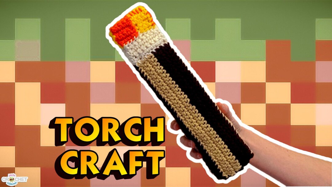 Video Game Torch Crochet Pattern - Stuffed Toy Plush PDF **BONUS ...