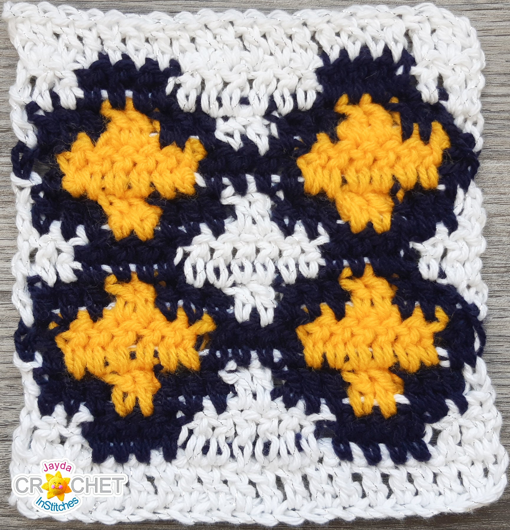 Tile Graph Crochet PATTERN PDF - March Fair Isle Style Calendar Blanket ...