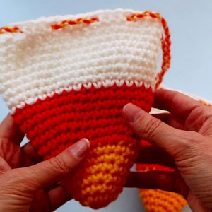 Candy Corn Drawstring Treat Bag Crochet PATTERN PDF - Halloween Party Loot Bag, Gift Bag - Jayda ...