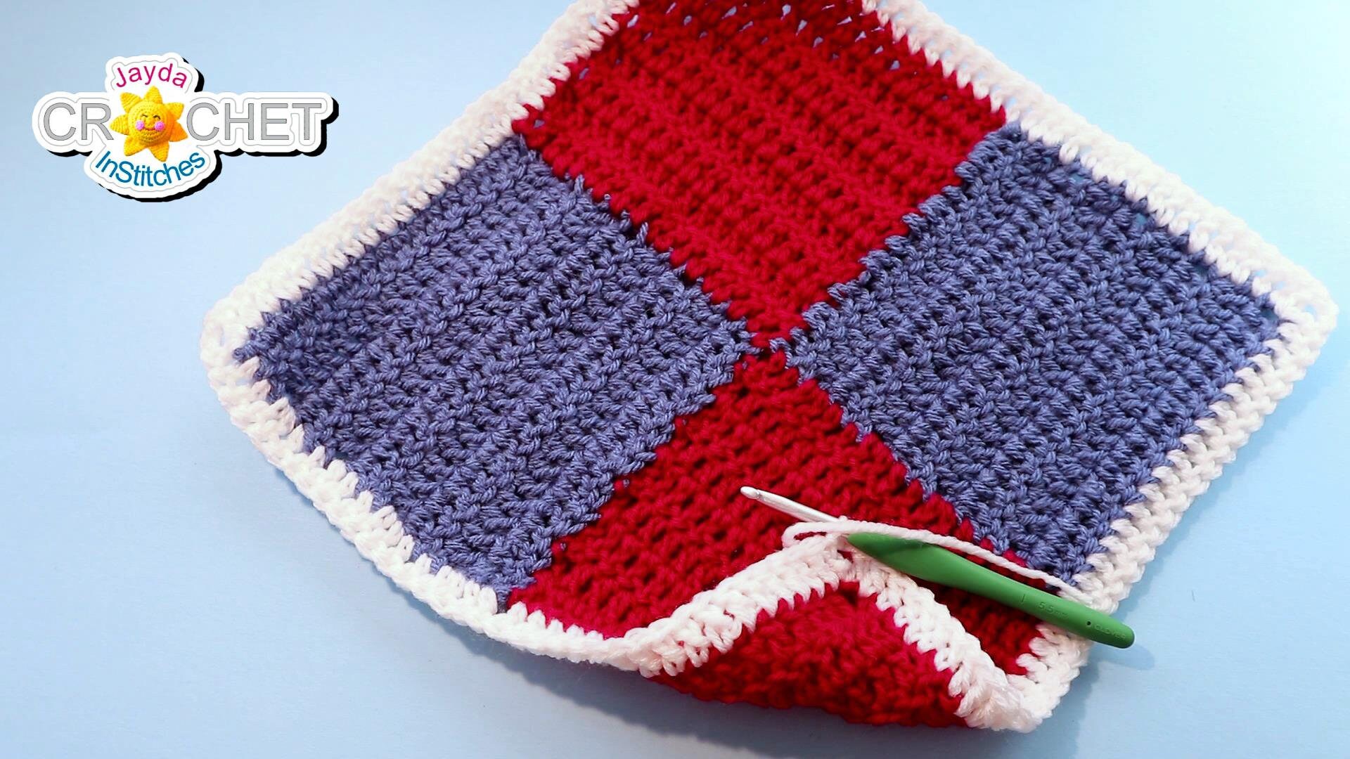 4-patch Square Crochet PATTERN PDF - Patchwork Quilt-style Calendar ...