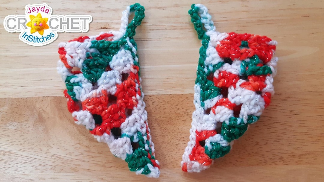 Easy Granny Triangle Cornucopia Hanging Ornament - Crochet PATTERN PDF ...