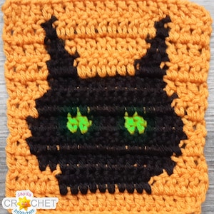 Cat Graph Crochet PATTERN PDF - Fair Isle Style PLUS Series - Jayda ...