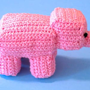 Crochet Video Game Pig Plush Pattern PDF - Written Instructions With ...