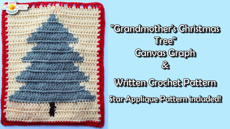 Grandmother's Christmas Tree Graph & Crochet PATTERN PDF - 2025 ...