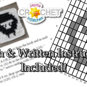 Sheep Graph Crochet PATTERN PDF - November Fair Isle Style Calendar ...