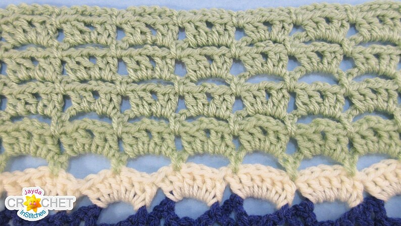 Soaring Split Shells Stitch Reference Guide Crochet PATTERN - Etsy