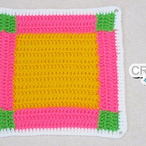 Square in A Square Crochet PATTERN PDF - Patchwork Quilt-style Calendar ...