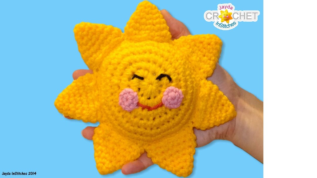 Jayda Institches Sunshine Crochet PATTERN PDF - Celestial Toy, Galaxy ...