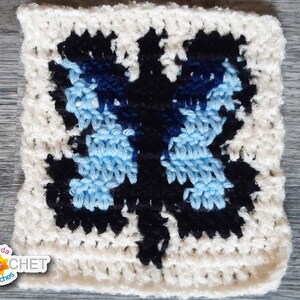 Butterflies Graph Crochet PATTERN PDF - Fair Isle Style PLUS Series ...