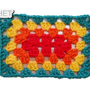 Crochet Granny Rectangle PATTERN PDF - Includes Blanket Assembly and 2 ...