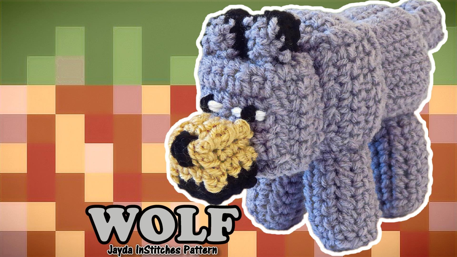 Wolf Crochet Pattern - PDF - Video Game Stuffed Toy Plush - Jayda ...