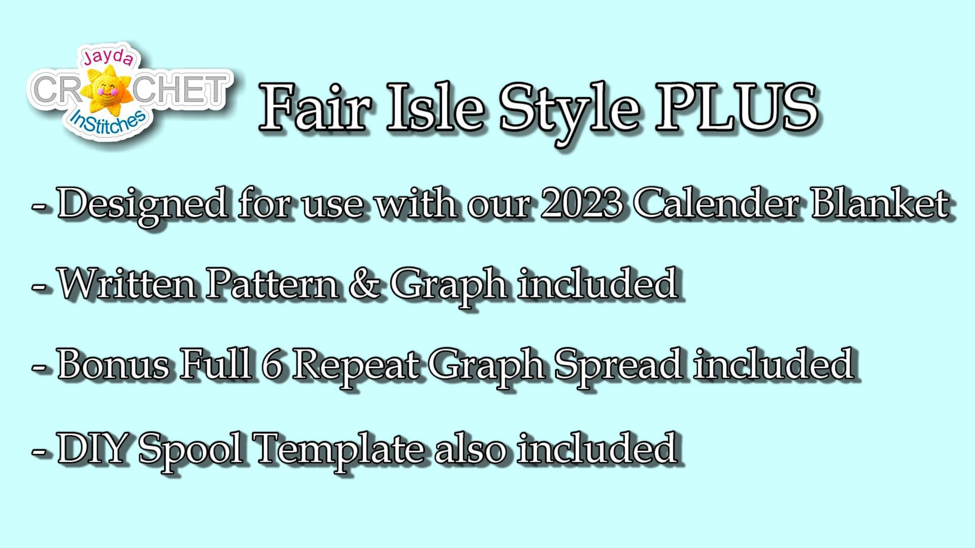 Paw Print Graph Crochet PATTERN PDF Fair Isle Style PLUS - Etsy Canada