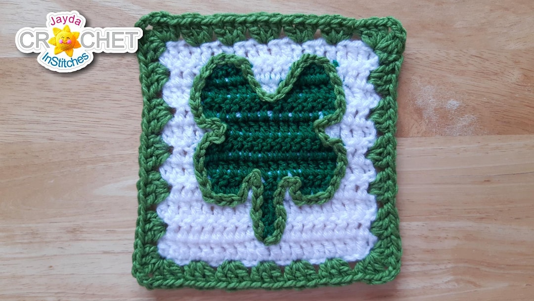 Four Leaf Clover Graph Crochet PATTERN PDF - Fair Isle Style PLUS ...