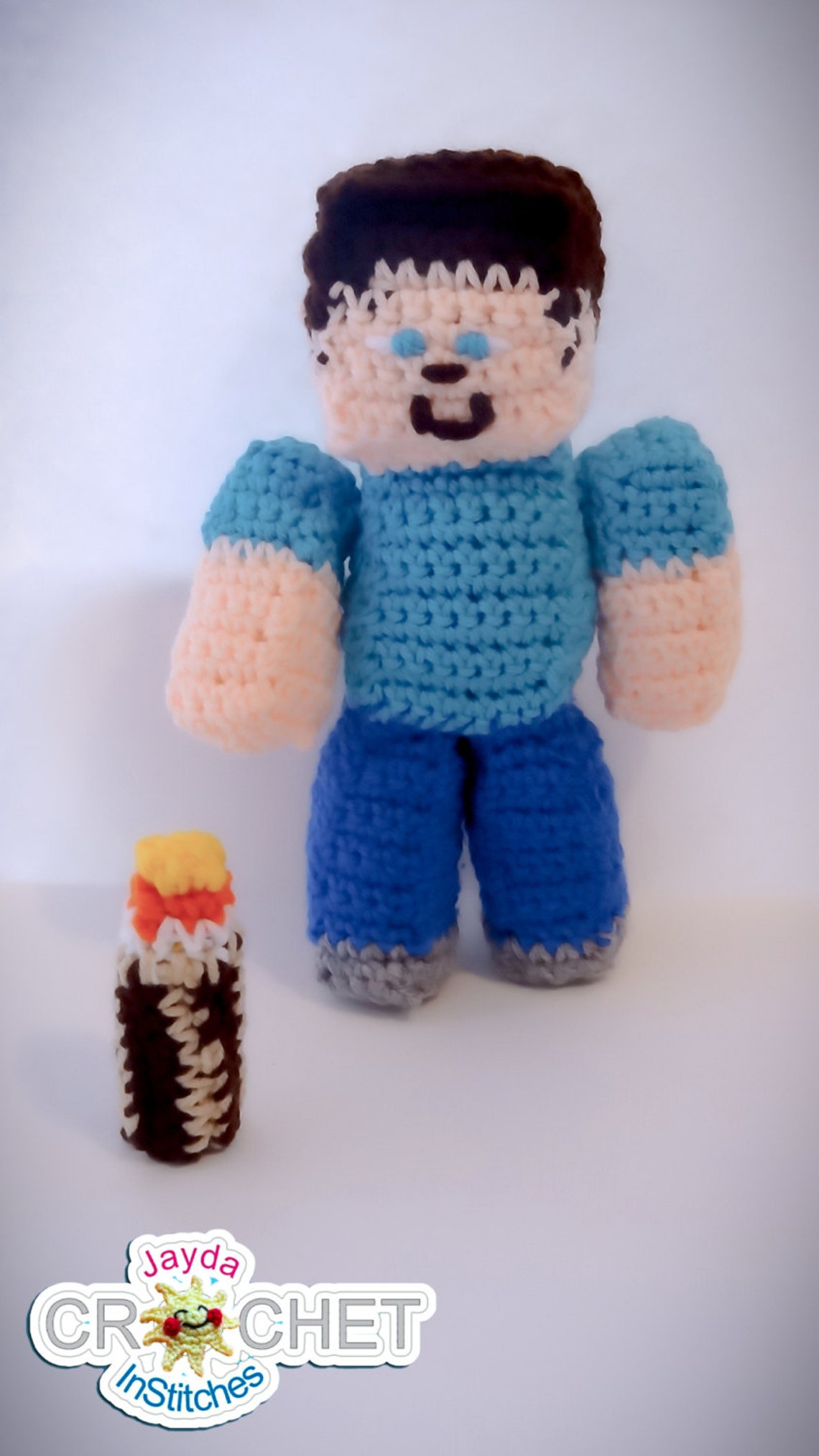 Video Game Torch Crochet Pattern - Stuffed Toy Plush PDF **BONUS ...
