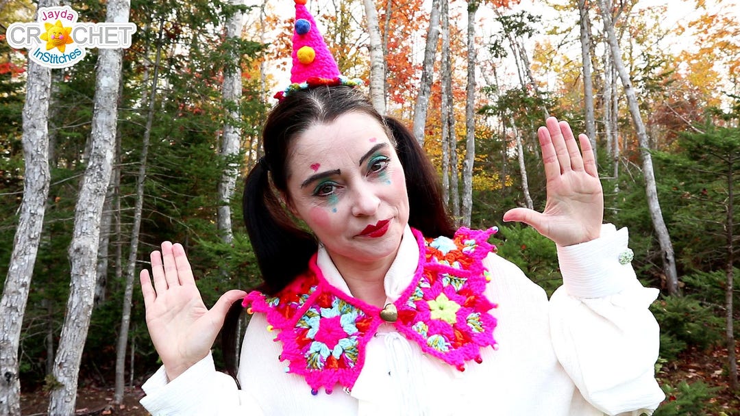 Clown Collar & Mini Hat PATTERN PDF - Costume, Cosplay, Halloween, for ...