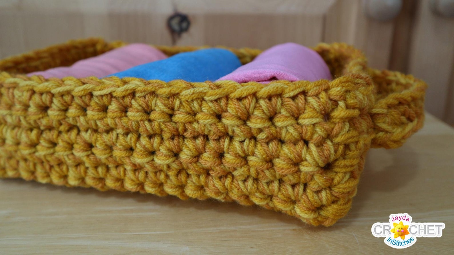 Rectangular Storage Baskets Crochet PATTERN PDF - 2 Sizes - Tidy up and ...