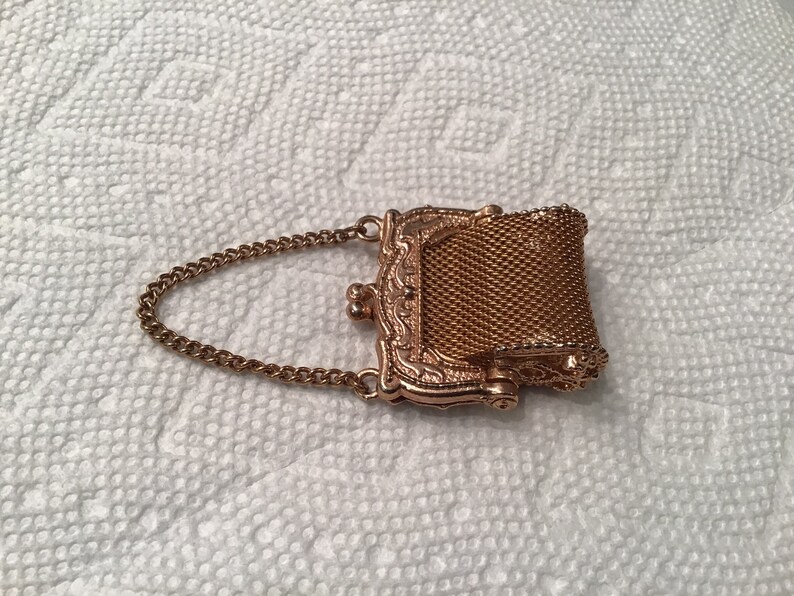 Vintage Fabulous Miniature Mesh Doll Purse Small Handbag Tiny Mini Hand ...