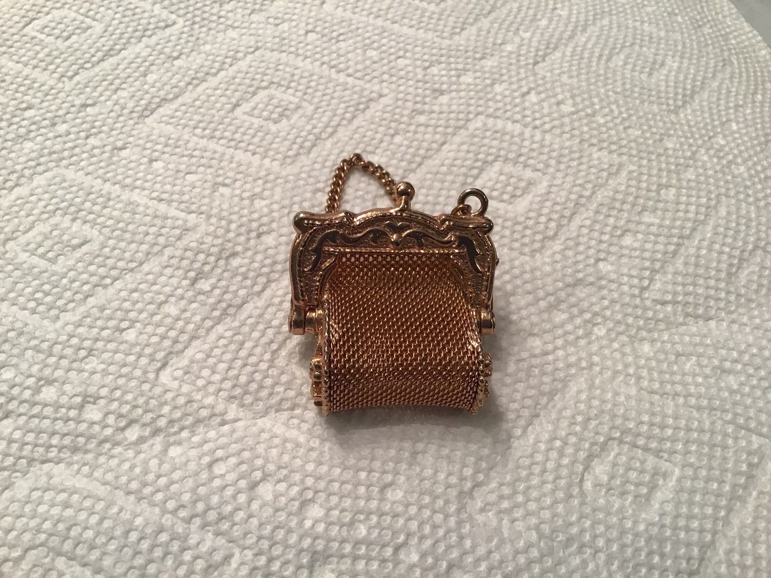 Vintage Fabulous Miniature Mesh Doll Purse Small Handbag Tiny Mini Hand ...