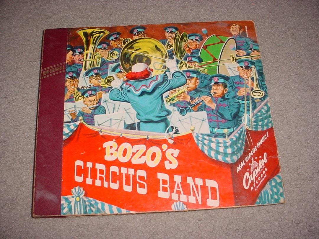 BOZO CIRCUS BAND Capitol Records Bozos Clown ~ 3 Albums Set ~ Excellent ...